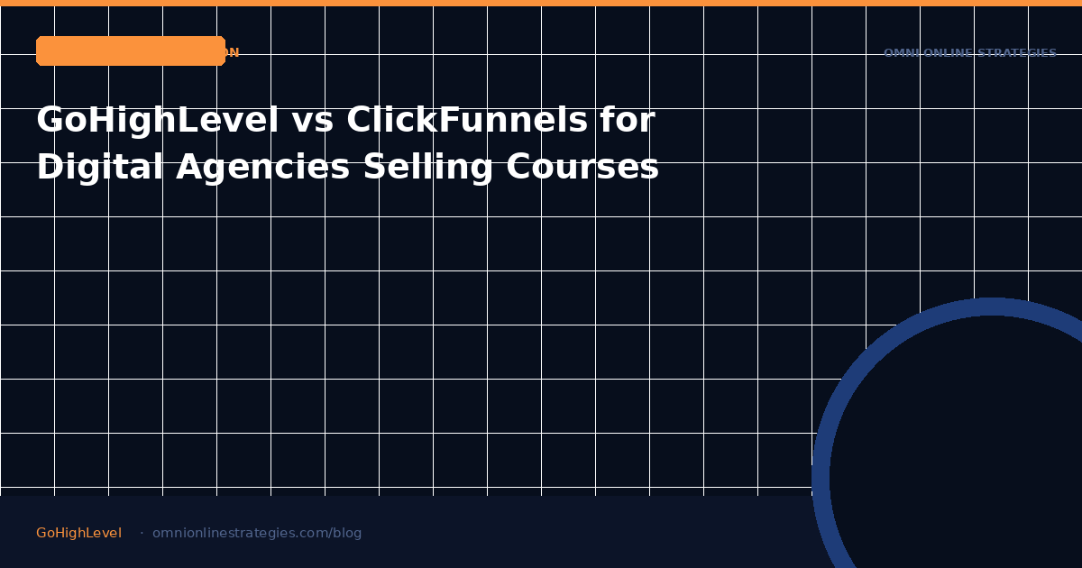 GoHighLevel vs ClickFunnels for Digital Agencies Selling Courses | Omni ...